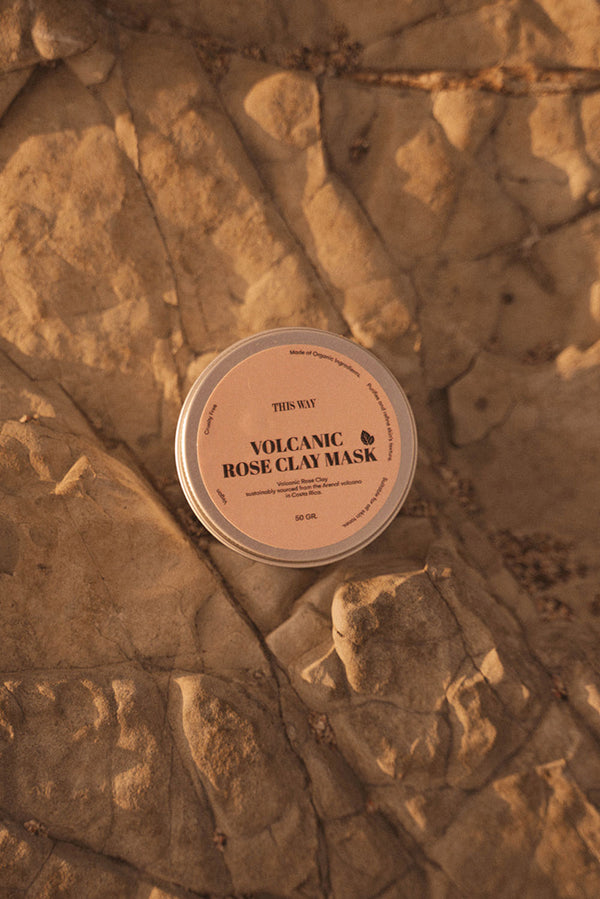 Organic Volcanic Rose Clay Mask – This Way
